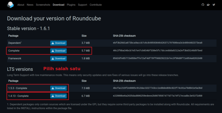 Install Mail Client Roundcube – Blog Warscloud