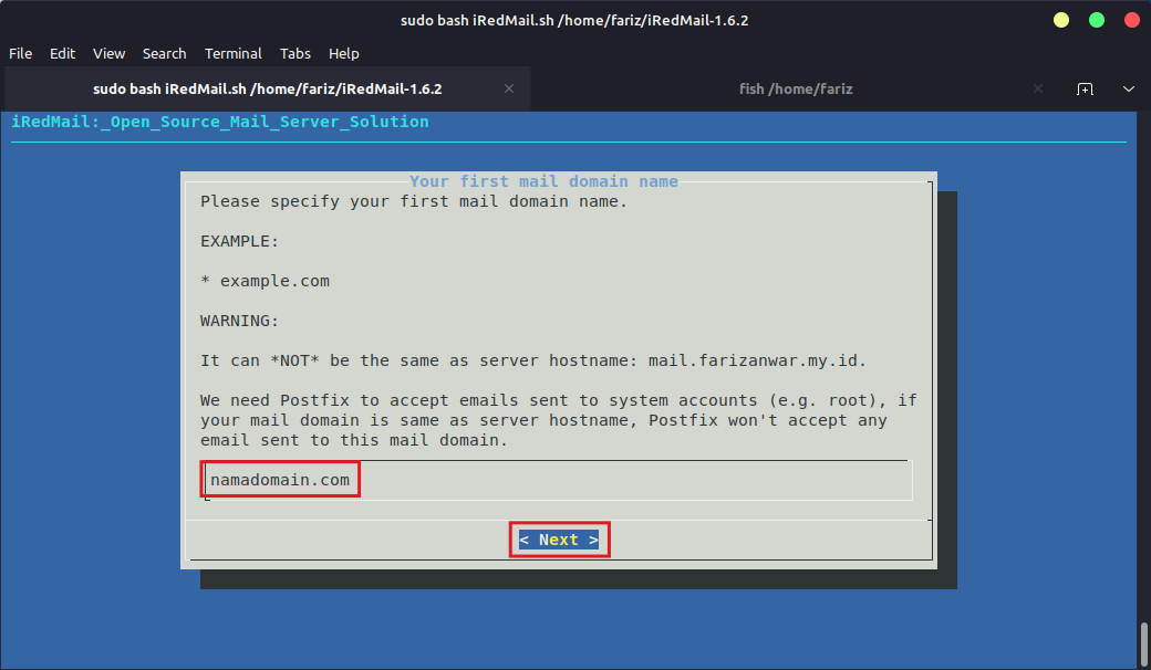 Instalasi Mail Server menggunakan iRedMail – Blog Warscloud
