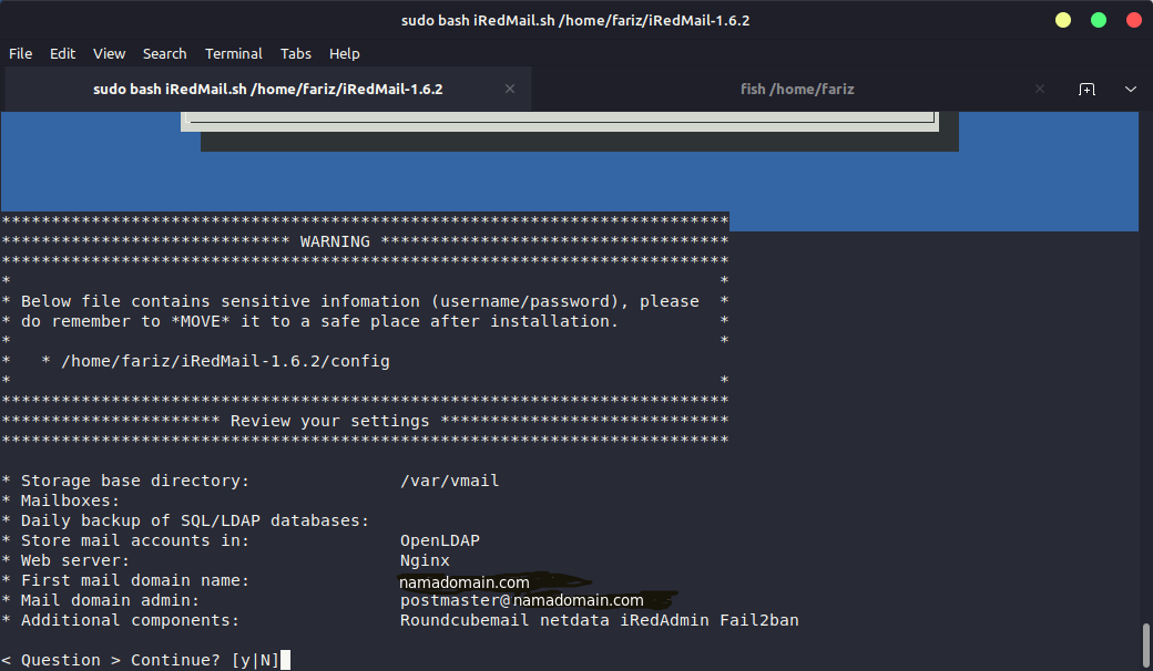 Instalasi Mail Server menggunakan iRedMail – Blog Warscloud