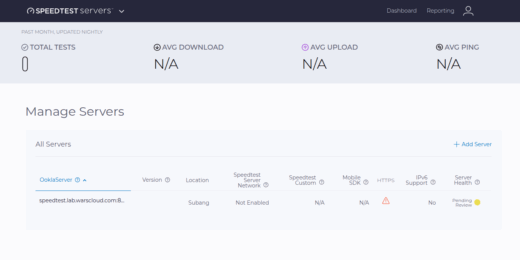 Membuat Speedtest Server Ookla – Blog Warscloud