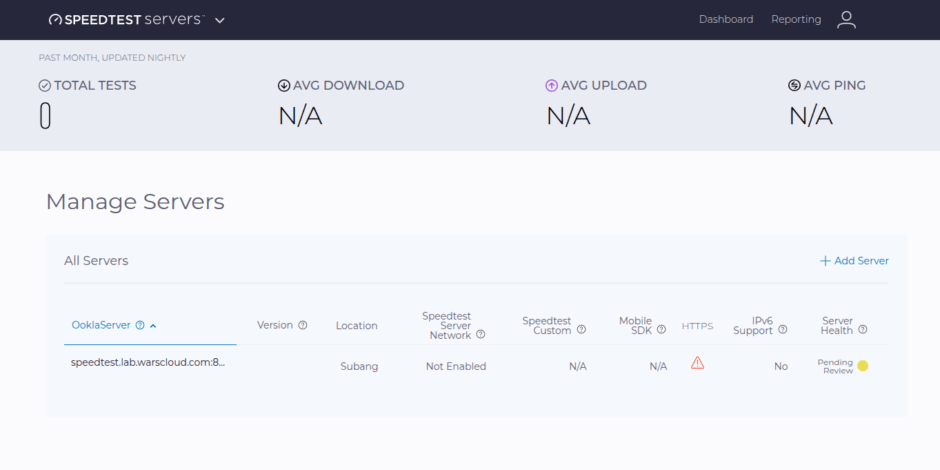 Membuat Speedtest Server Ookla – Blog Warscloud